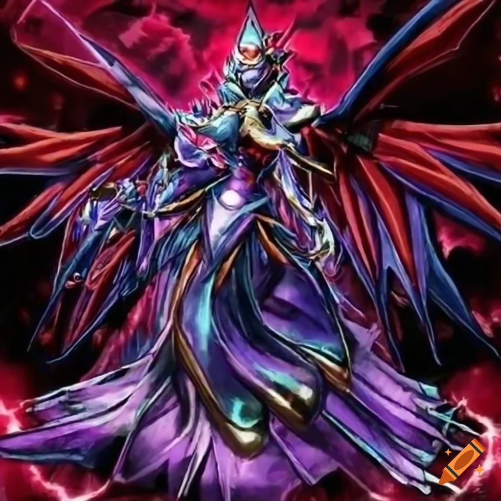 Yugioh card art of an ancient monster queen