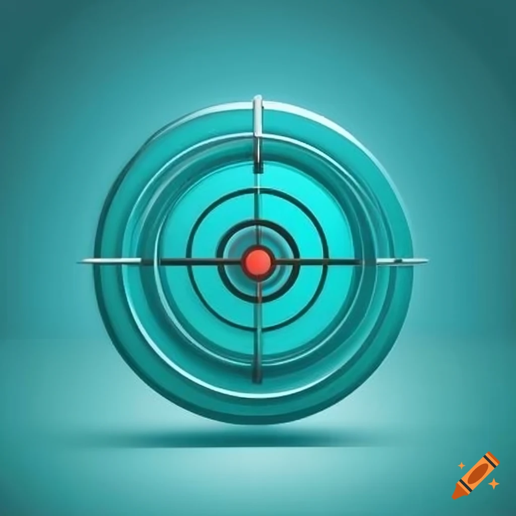 Realistic arrow hitting the target on Craiyon