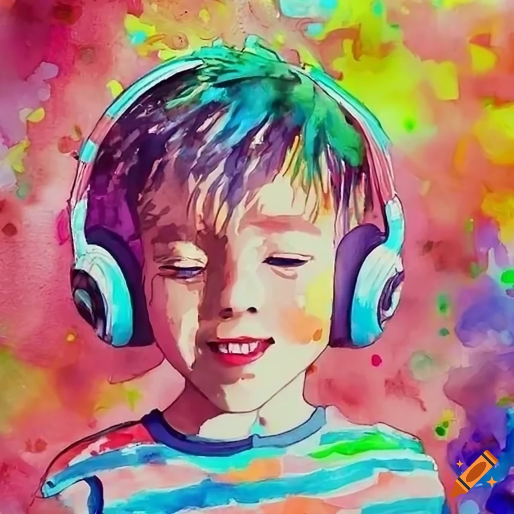 Boy enjoying his favorite activities