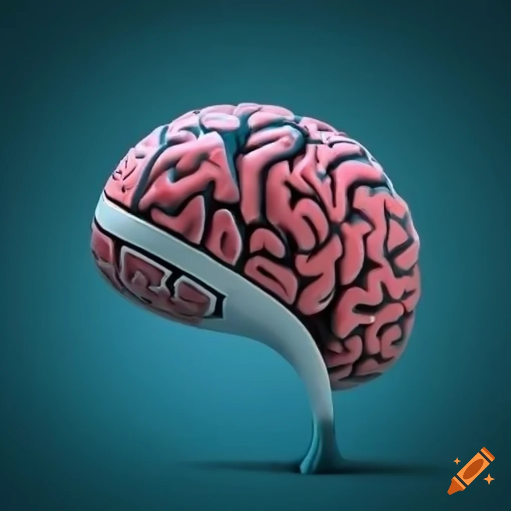 Colorful 3d graffiti brain artwork on Craiyon