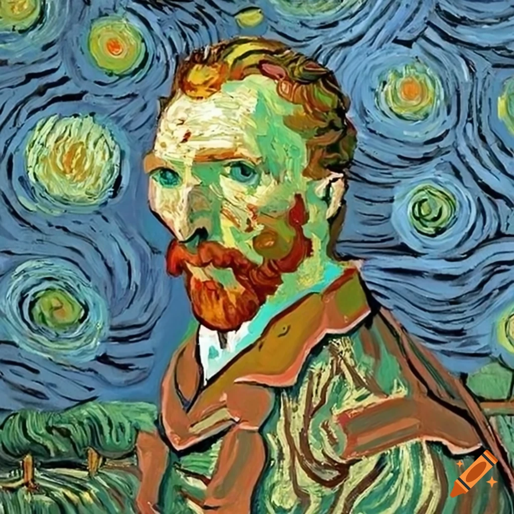 Van gogh painting on Craiyon