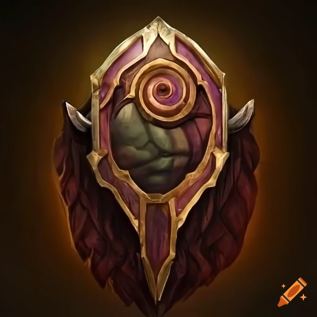 Image of a mythical legendary shield on Craiyon