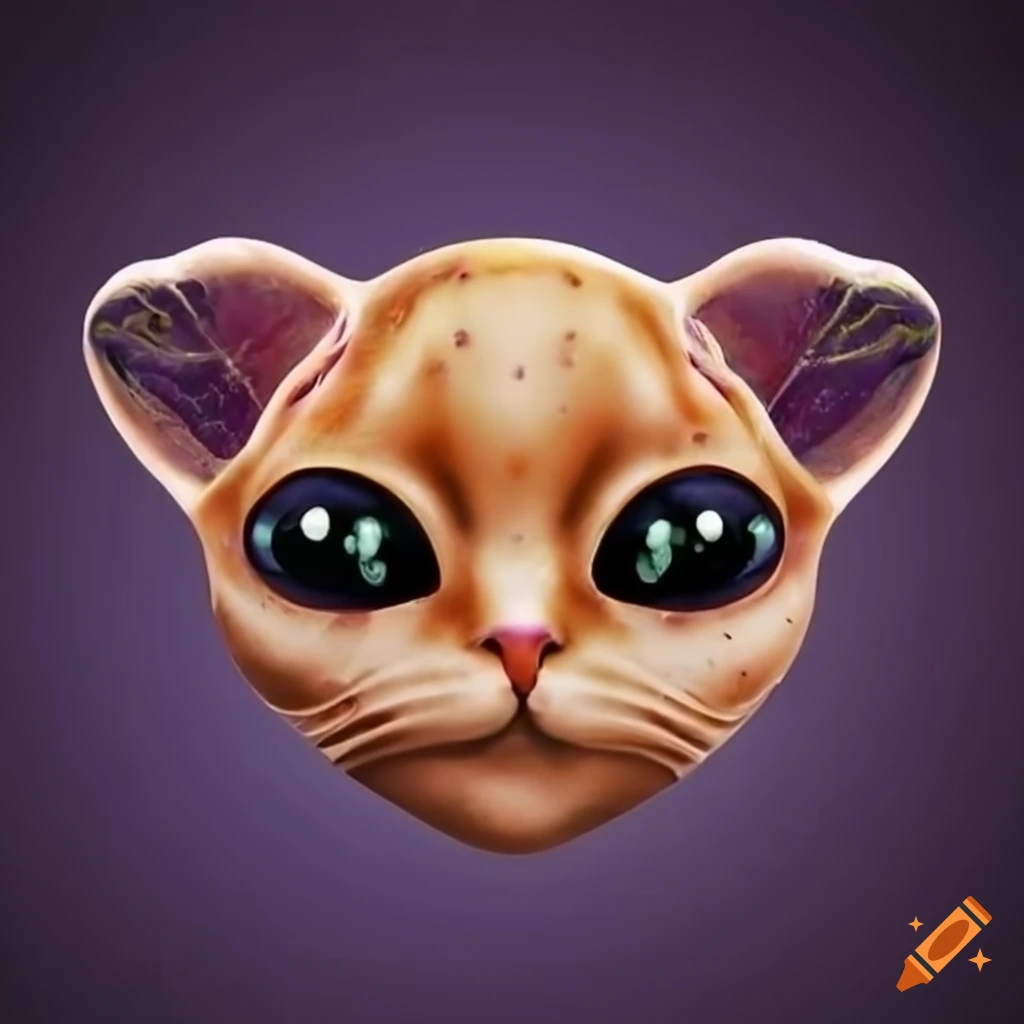 Alien cat with unique head shape on Craiyon