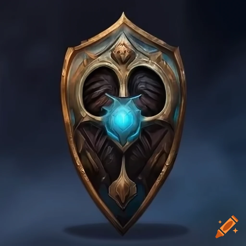 Image of a magical elite shield on Craiyon