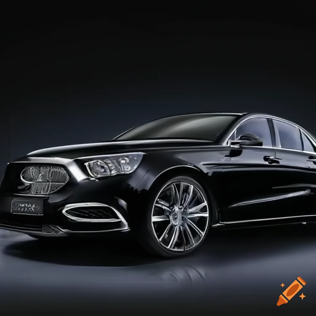 High definition image of a luxury sedan on Craiyon