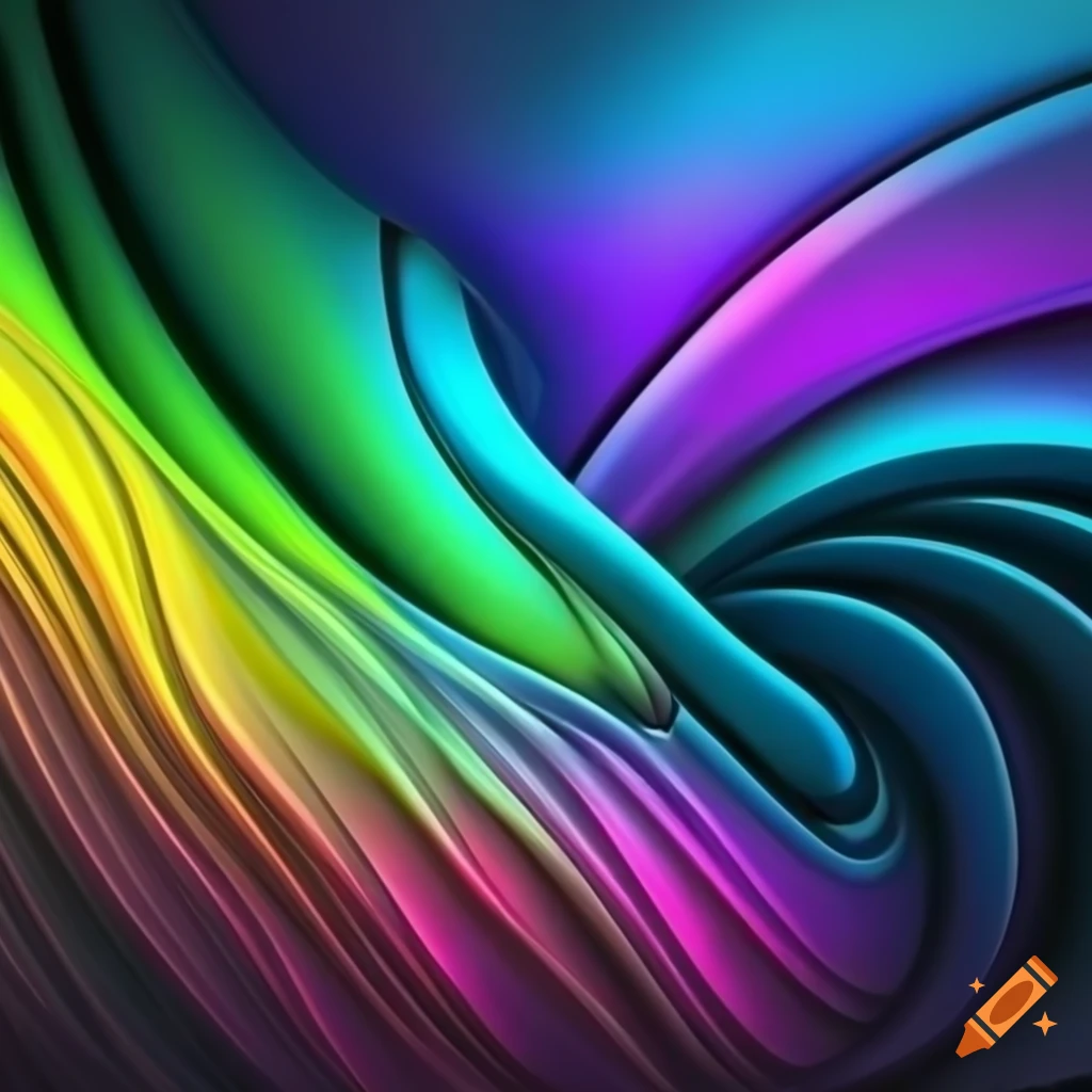 Colorful computer wallpaper inspired by windows 11