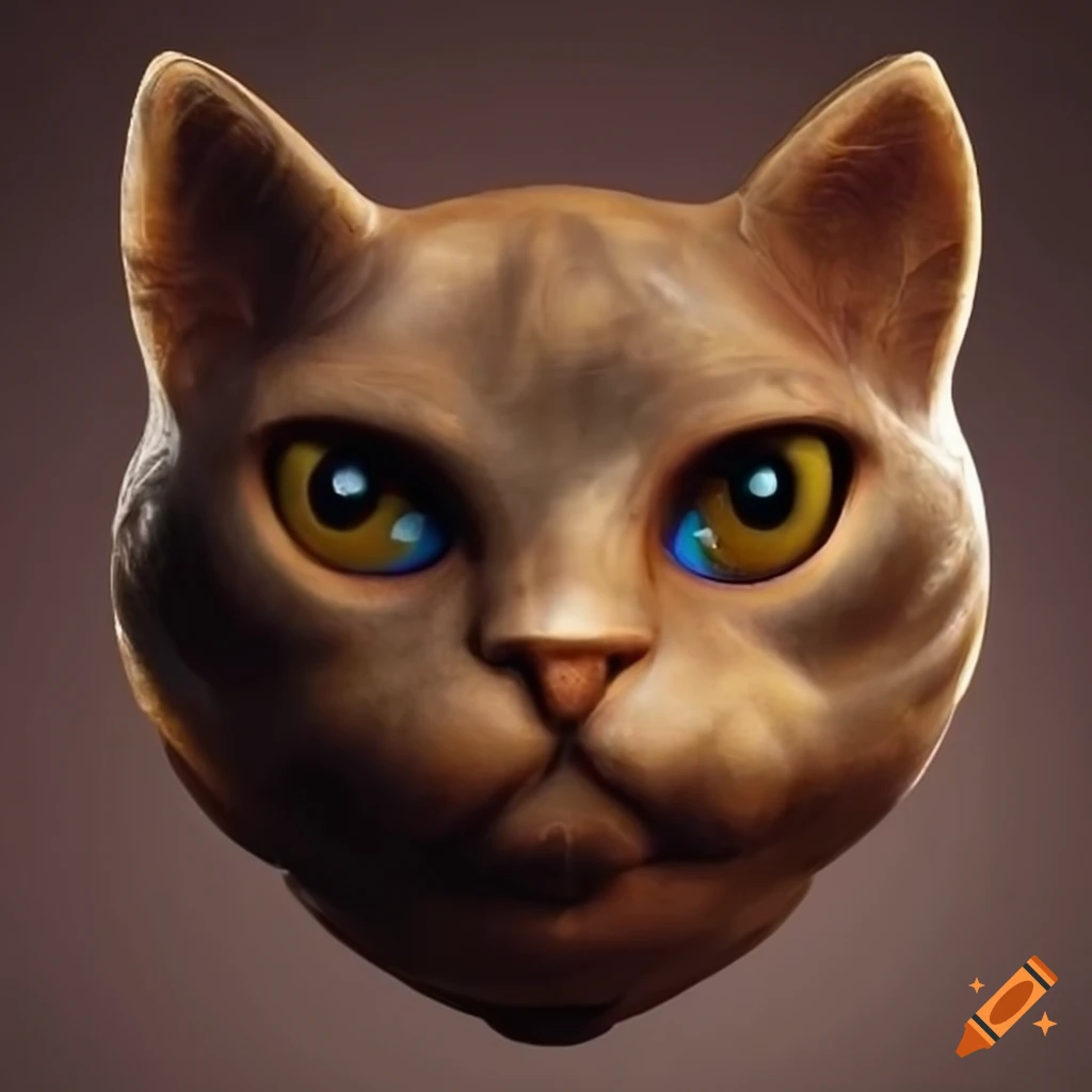 Alien cat with unique head shape on Craiyon