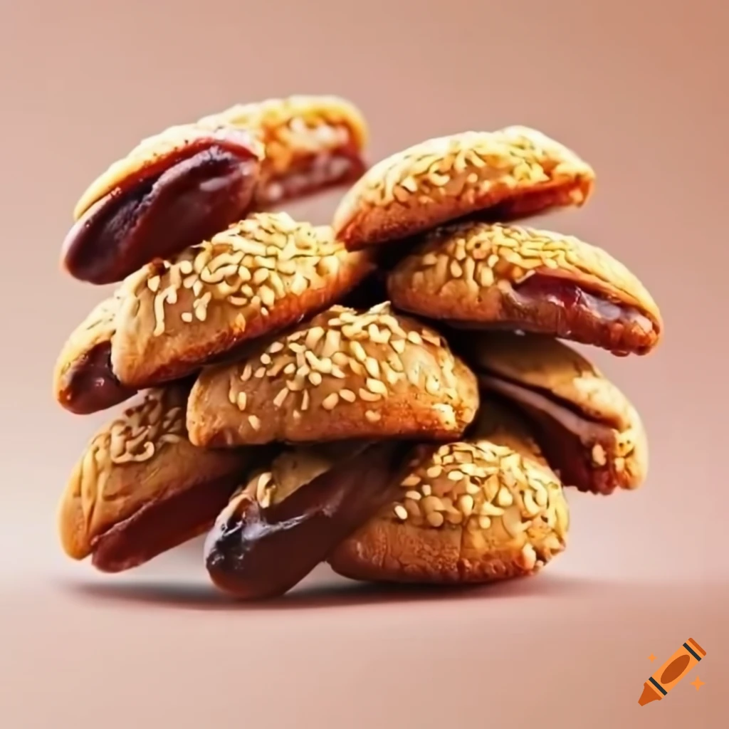 Sesame date cookies on Craiyon