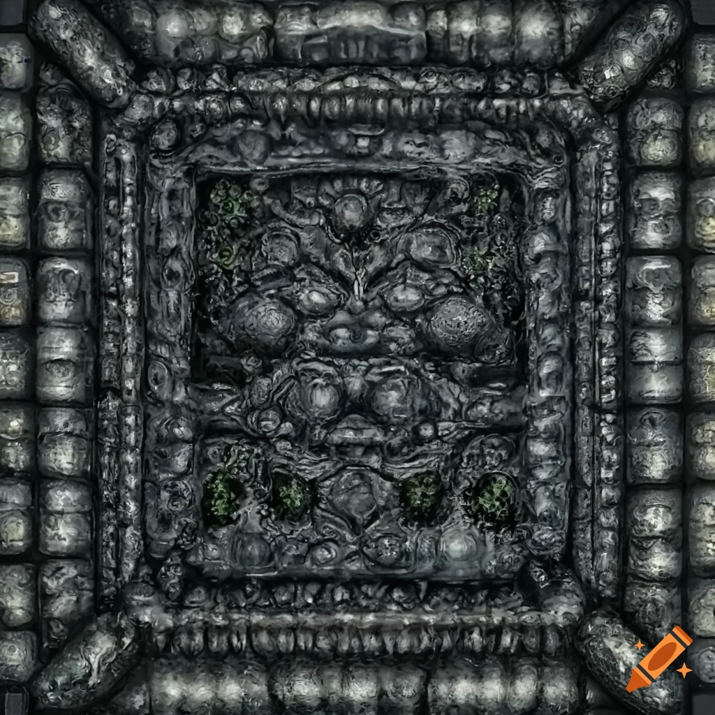 Creepy alien-themed 2d game screenshot on Craiyon