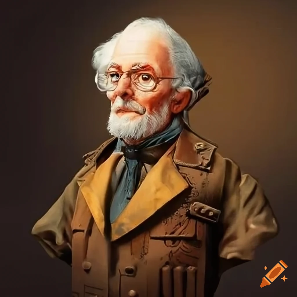 Portrait of an experienced french engineer on Craiyon