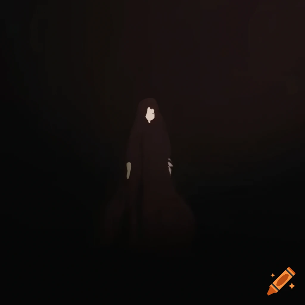 Minimalist black artwork depicting despair and emptiness on Craiyon