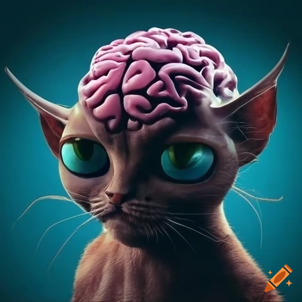 Image of an alien cat with unique features on Craiyon