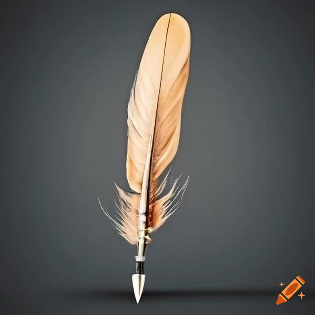 Quill pen for writing