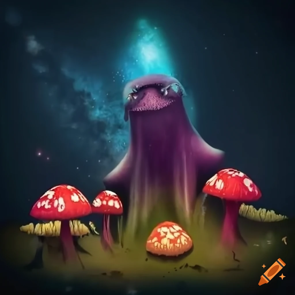 Nightmarish ghost monster in a surreal setting on Craiyon