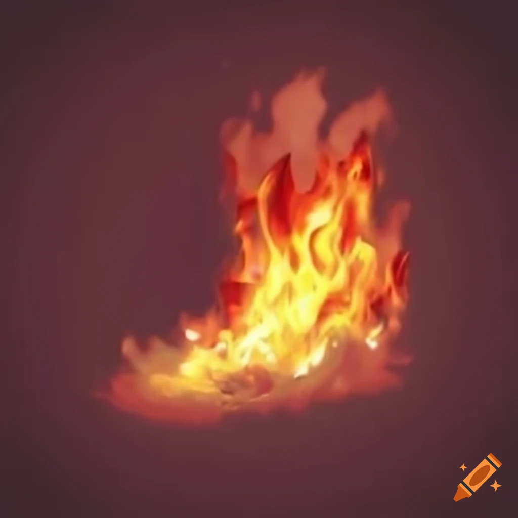 Psx fire animation on Craiyon