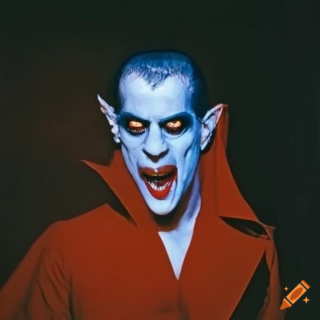 Portrait of glenn danzig in a dimly lit room on Craiyon