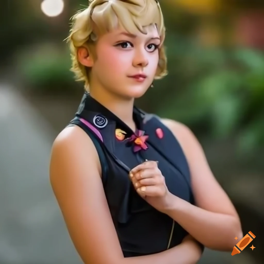 Live-action version of sasha waybright from amphibia