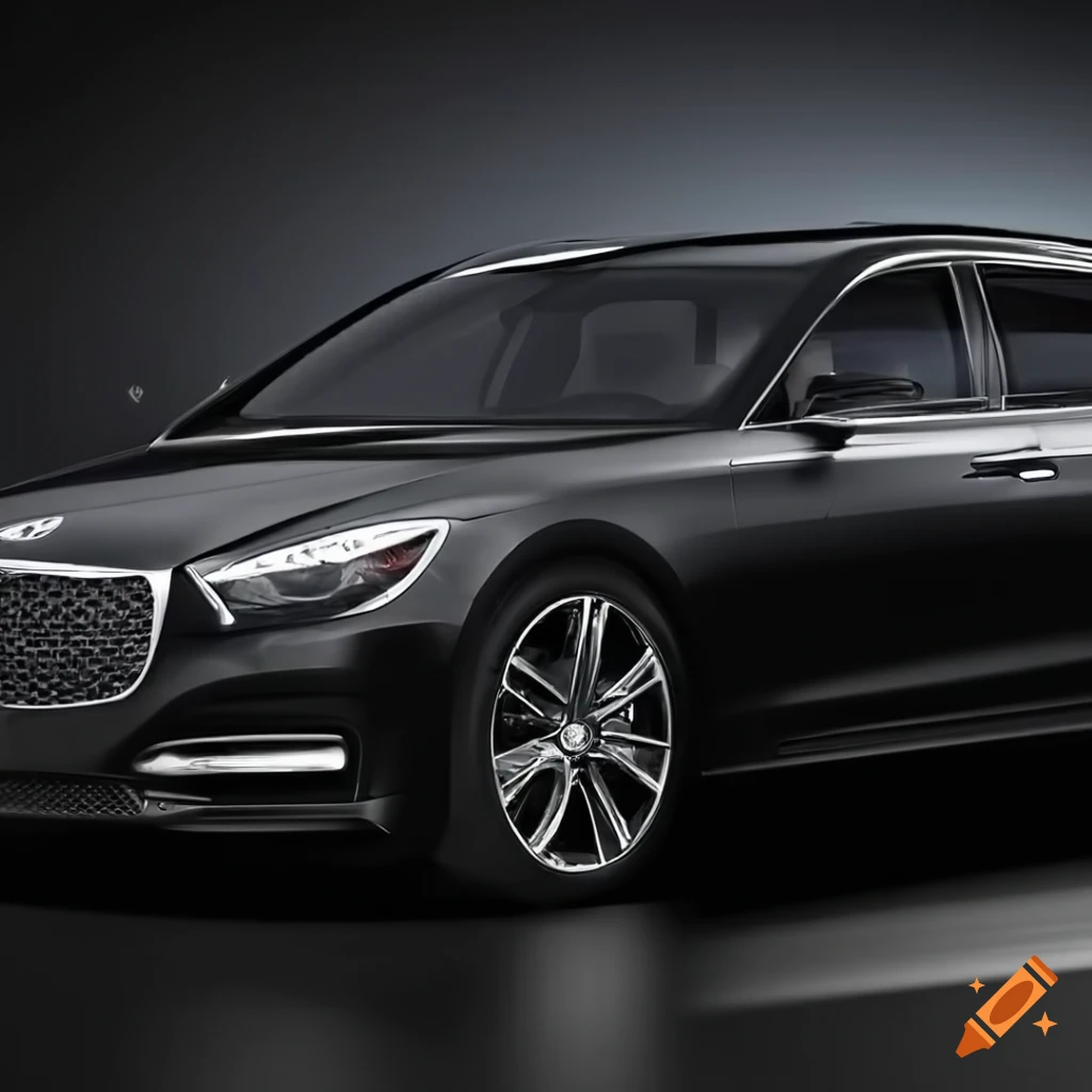 High definition image of a luxury sedan on Craiyon