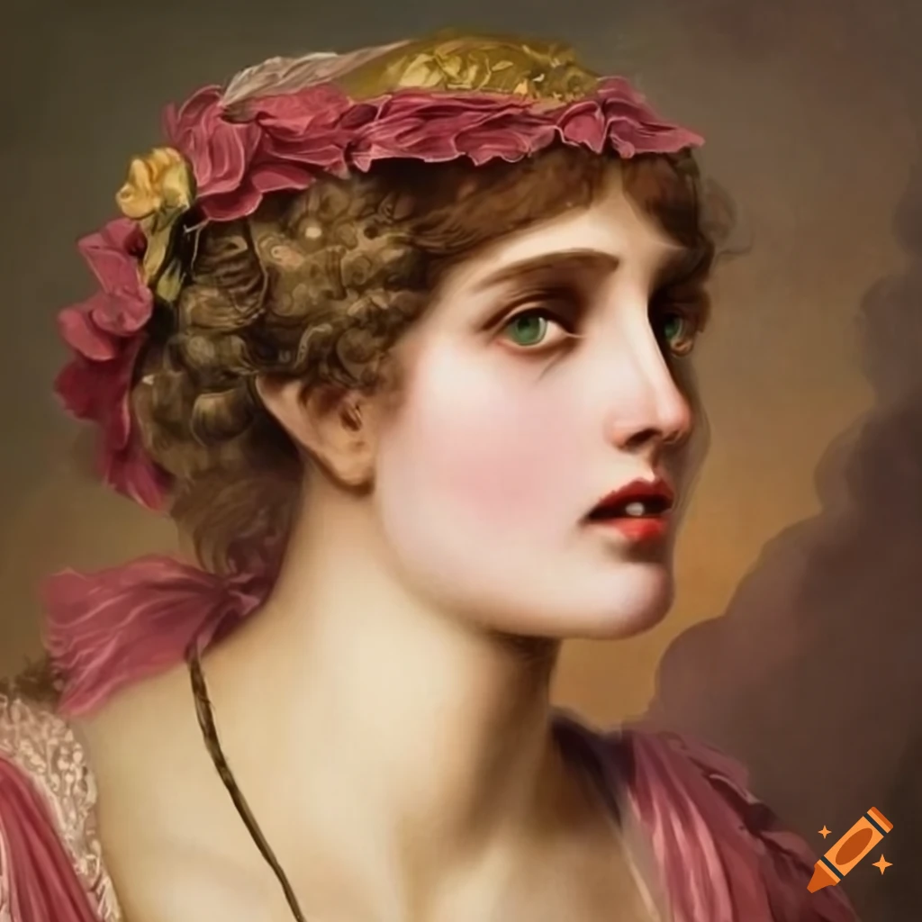 Illustration of sappho in the victorian era