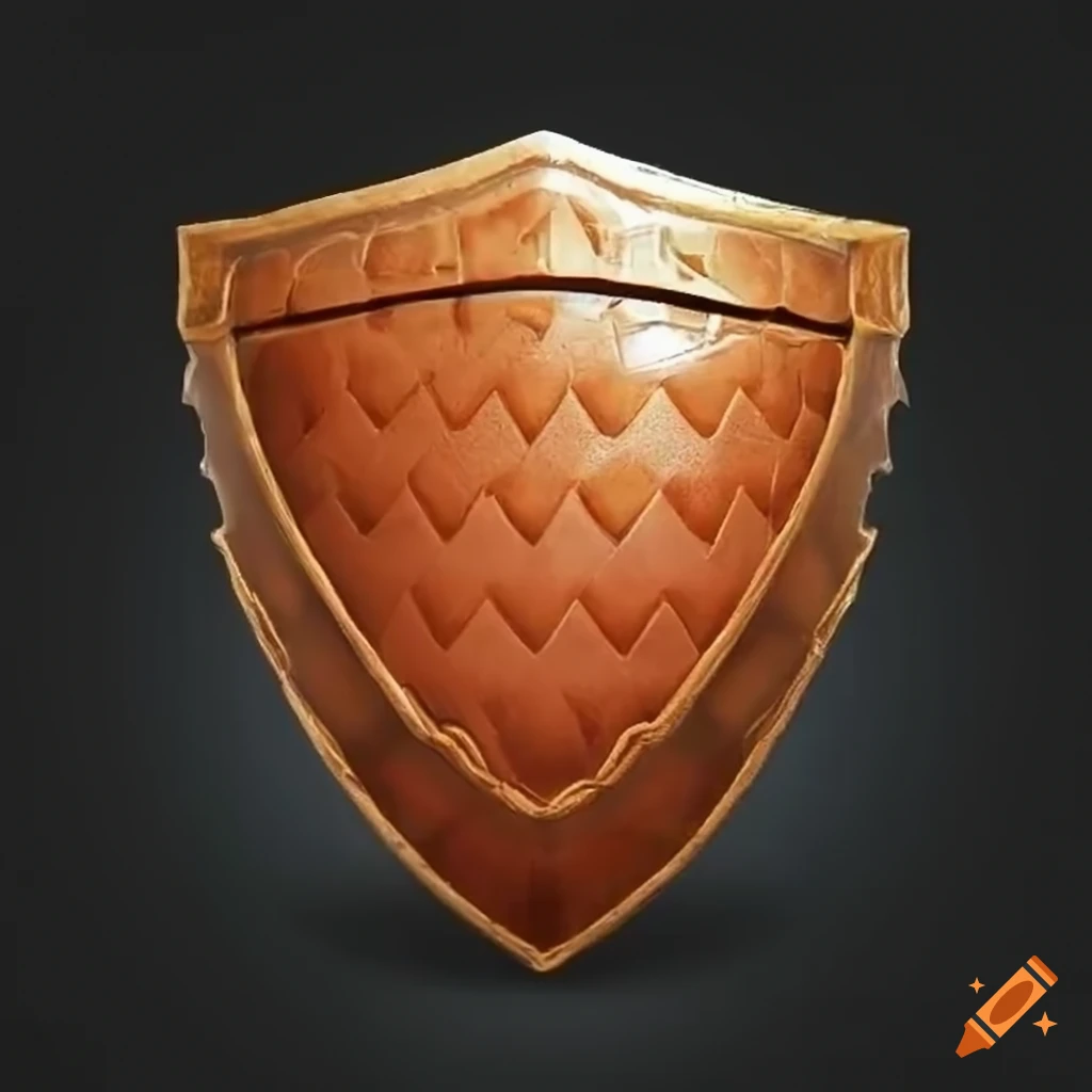 Image of an orange dragon scales artifact on Craiyon