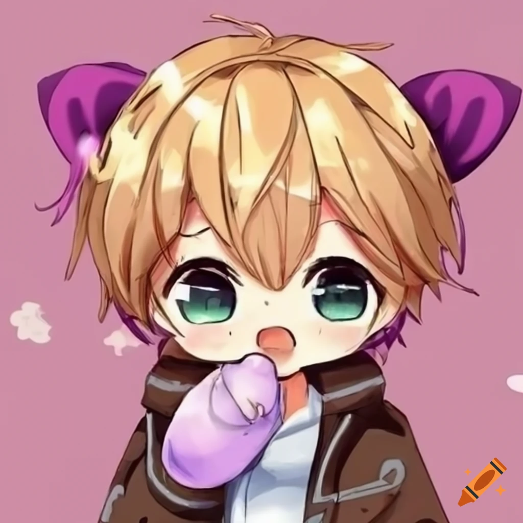 Adorable chibi character on Craiyon