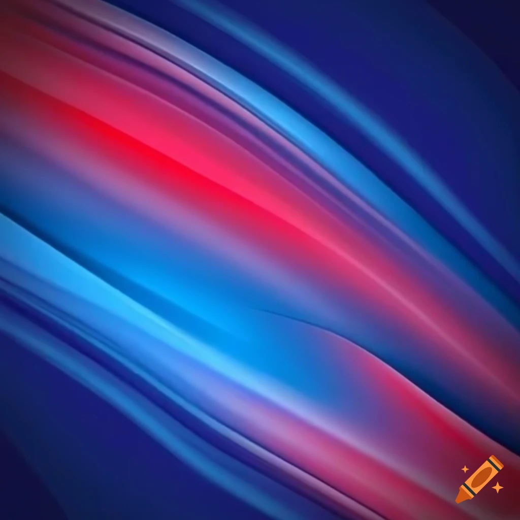 Red statistic figure over blue wave lines background