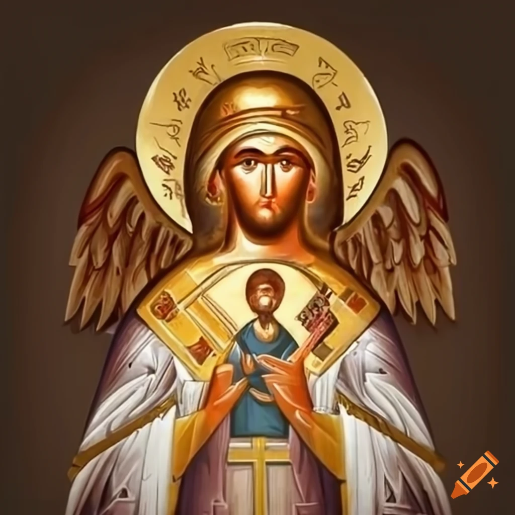 African orthodox icon on Craiyon