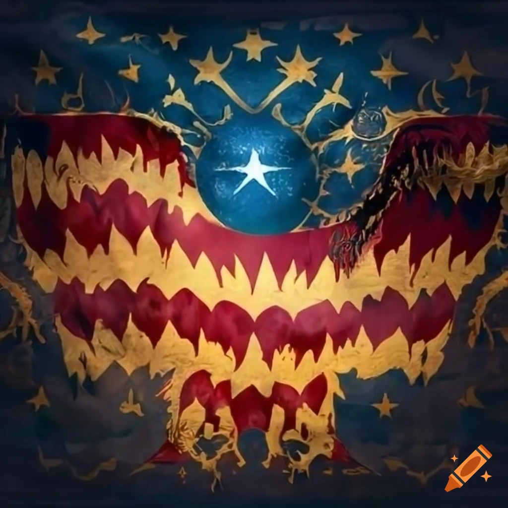 Iconic flag of a mythical kingdom on Craiyon