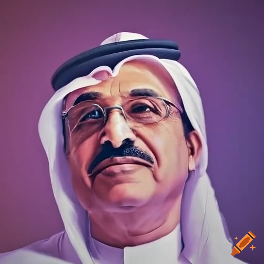 Mishal al sabah above kuwait city in a dramatic movie poster-like ...