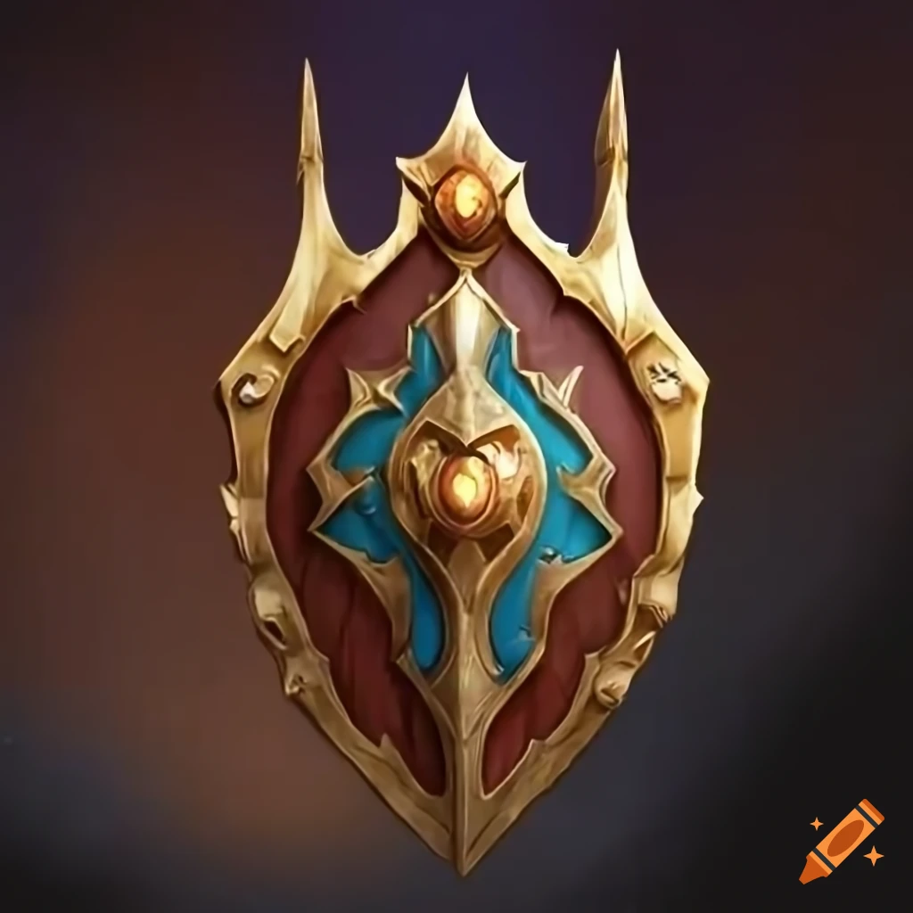 Front view of adorned magic armor on Craiyon