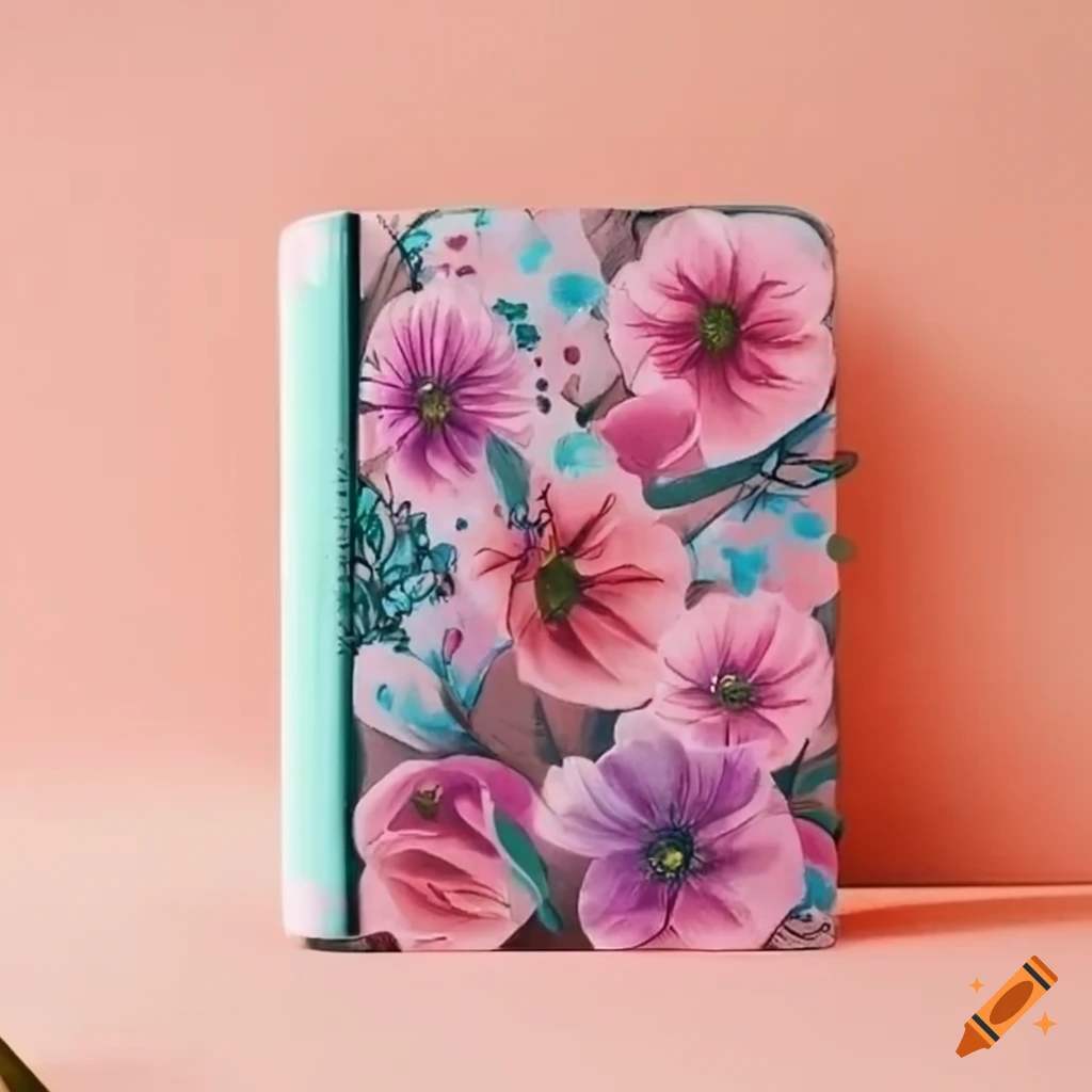Floral Cover For A Bullet Journal
