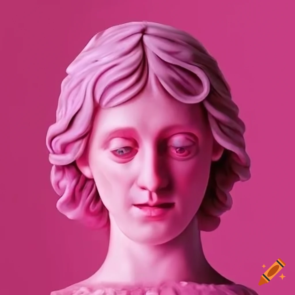 Humorous depiction of jesus in pink