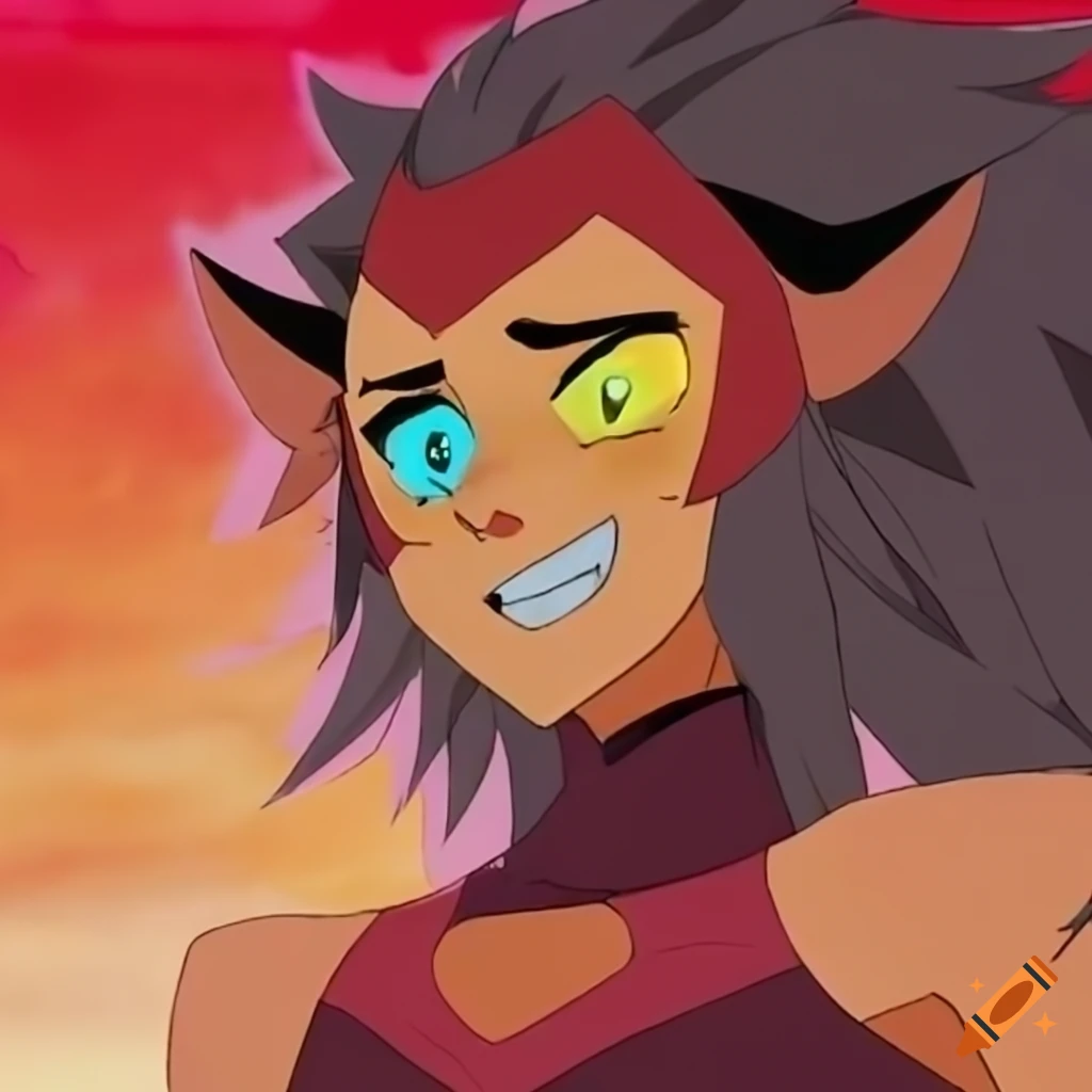 Image of catra character on Craiyon