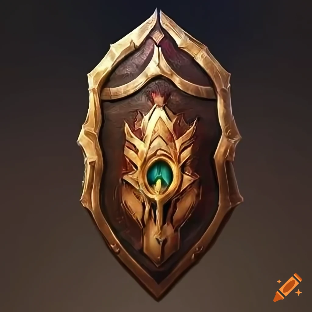 Image of a mythical legendary shield