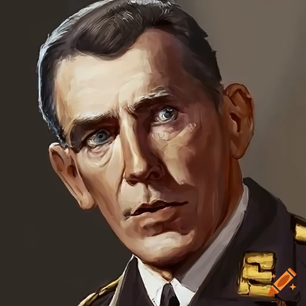 Portrait of bernard law montgomery