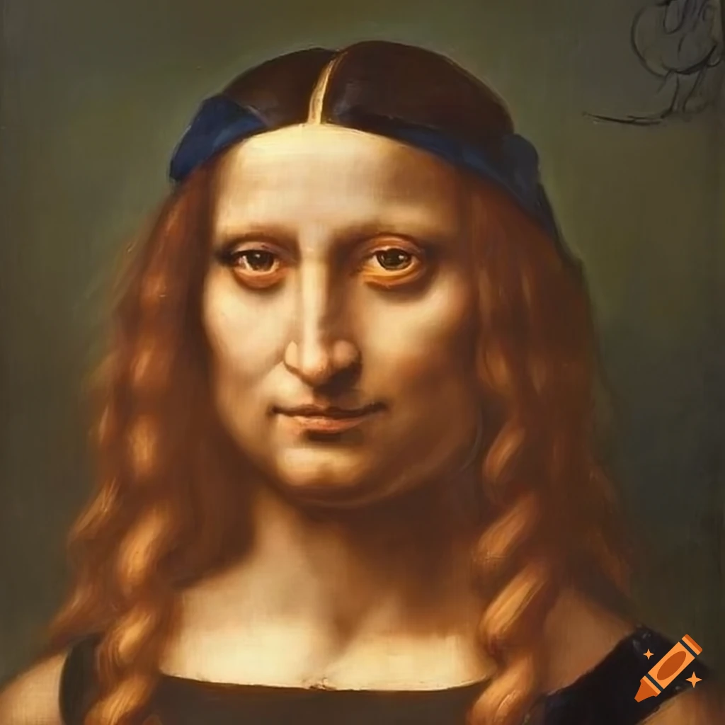 Portrait of leonardo da vinci on Craiyon