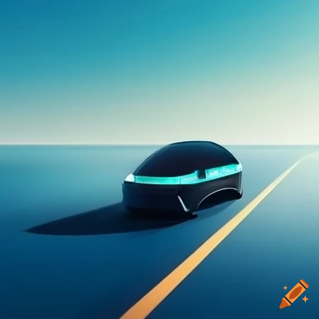 Futuristic aerodynamic 18-wheeler truck concept on Craiyon