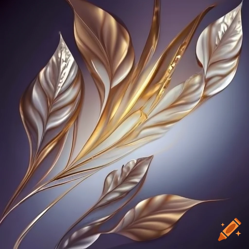 Red gemstones on metal platter with leaf carvings on a tribal-themed background on Craiyon