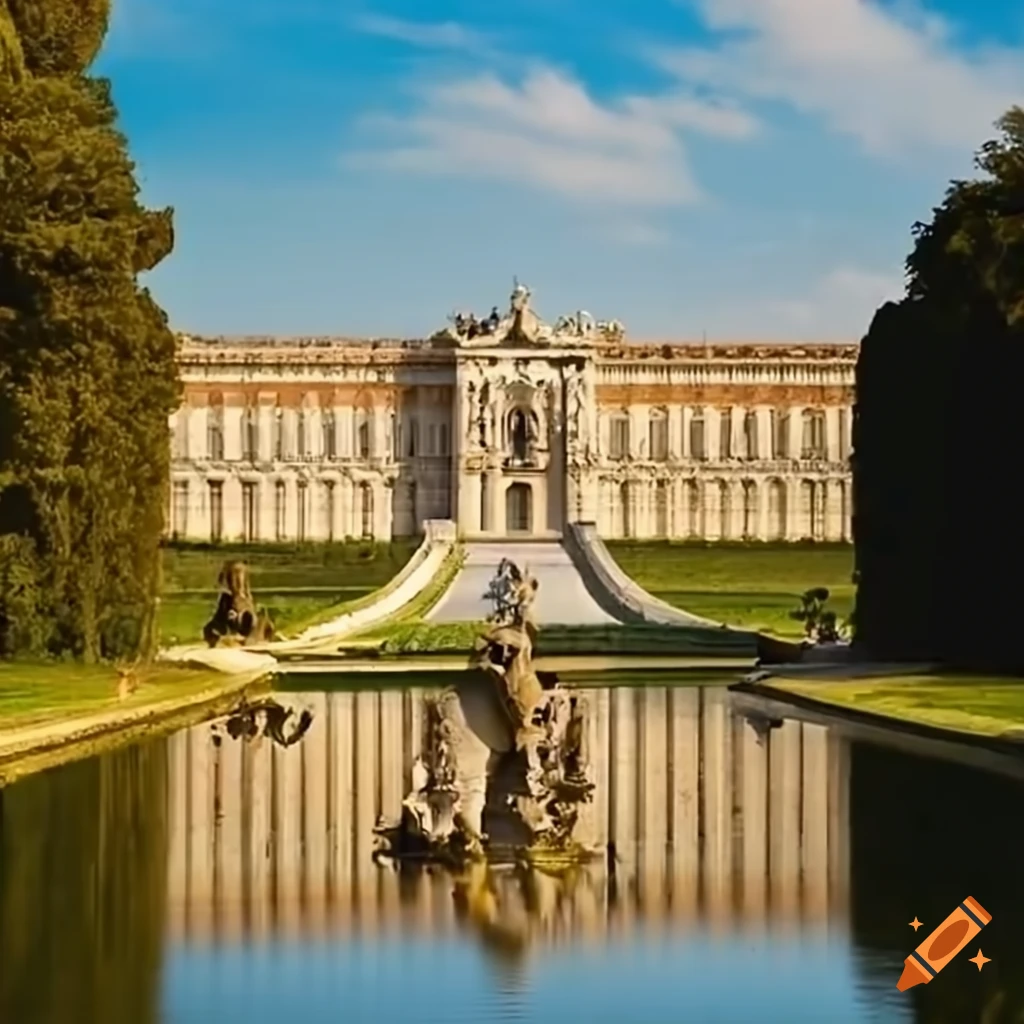 Reggia di caserta, stunning italian architectural masterpiece on Craiyon