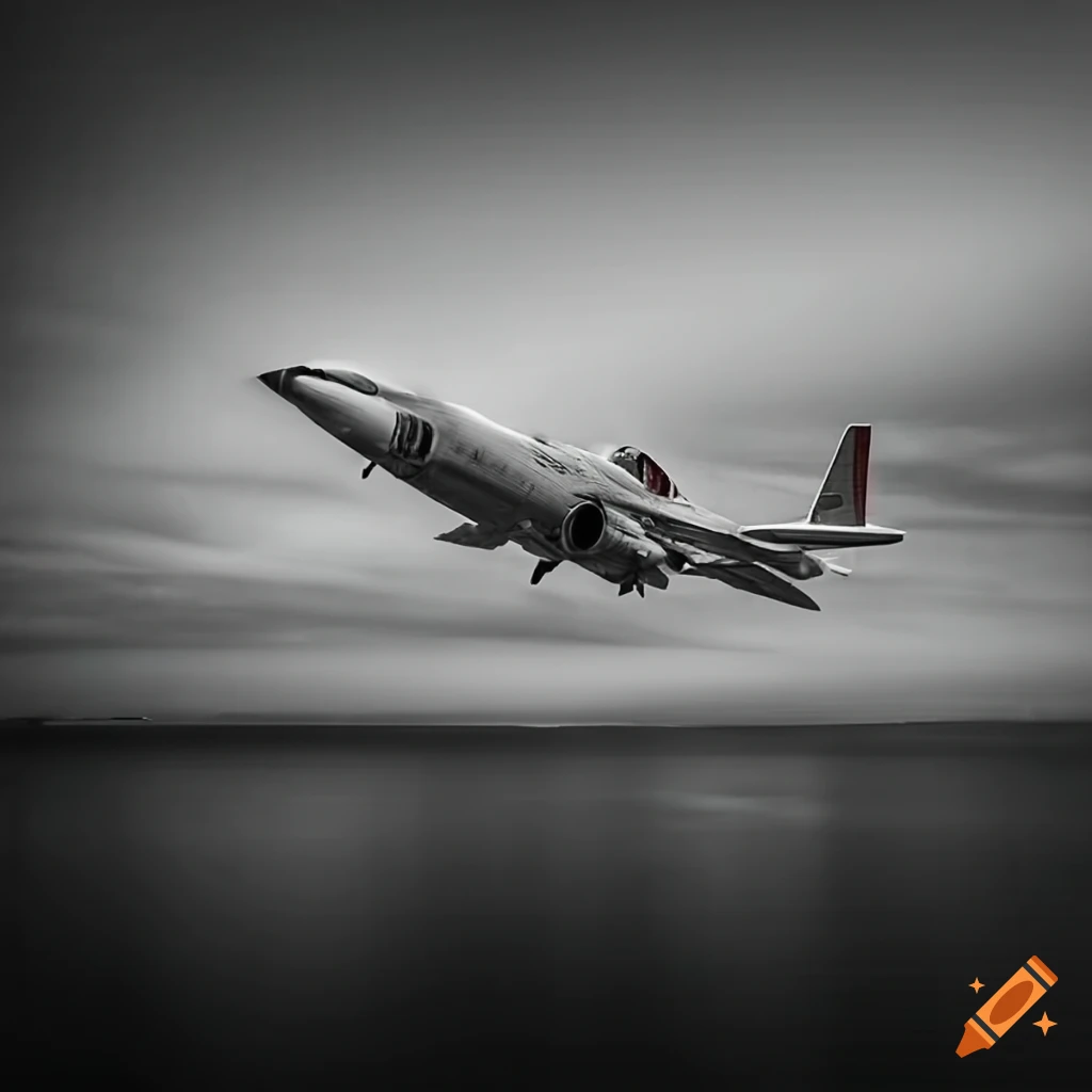 Airplane in flight on Craiyon