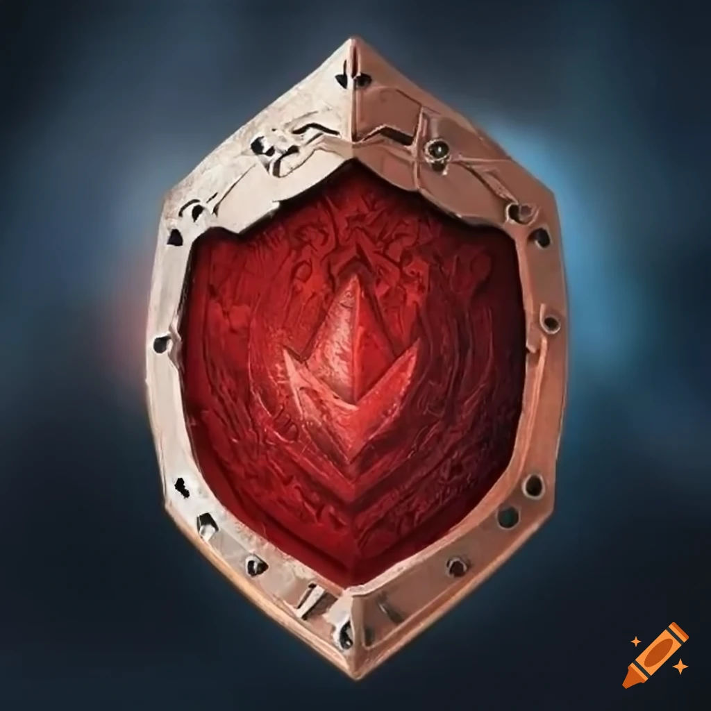 Red dragon shield artifact