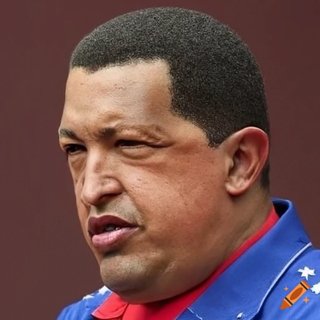 Portrait of hugo chávez on Craiyon