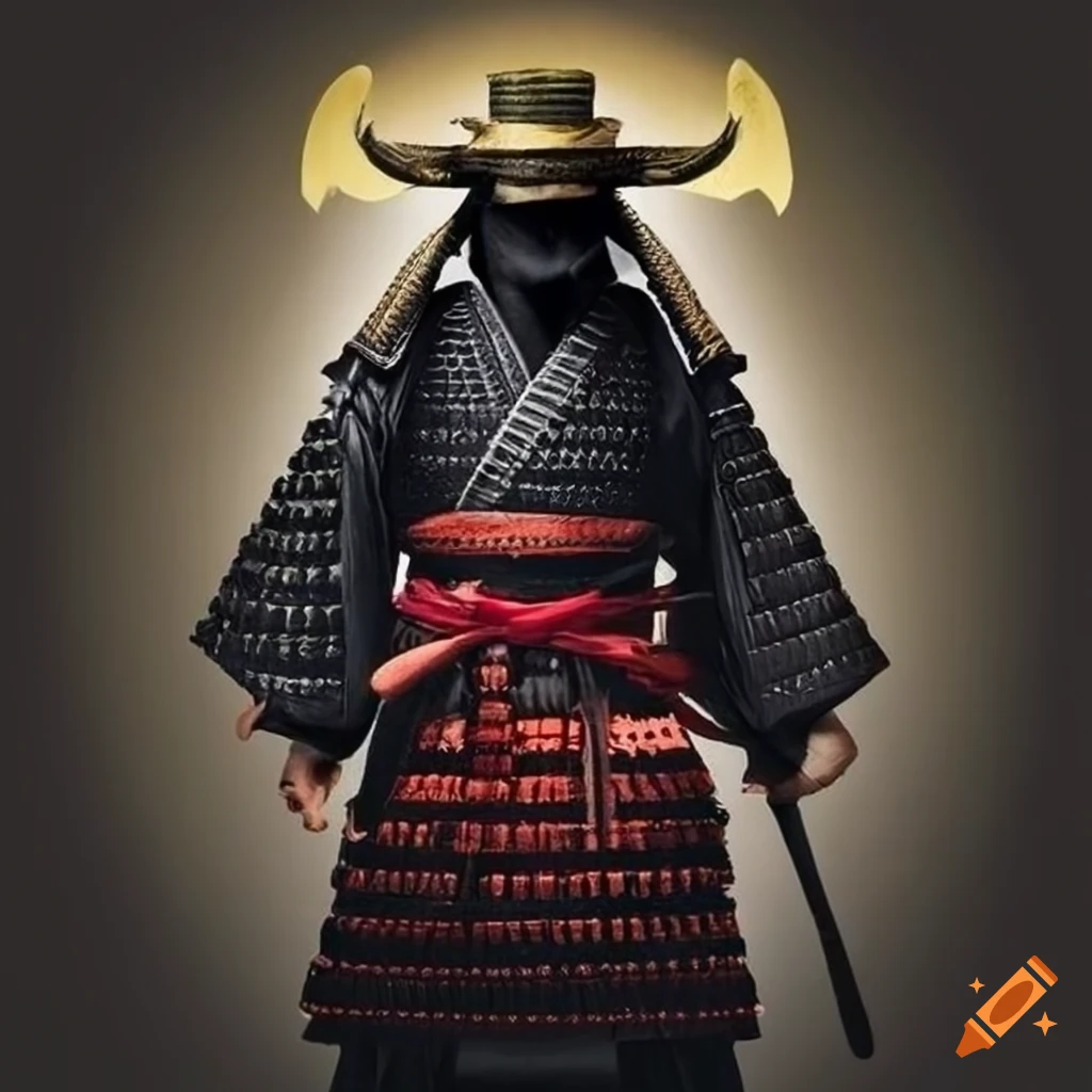 Image of a black samurai in traditional attire