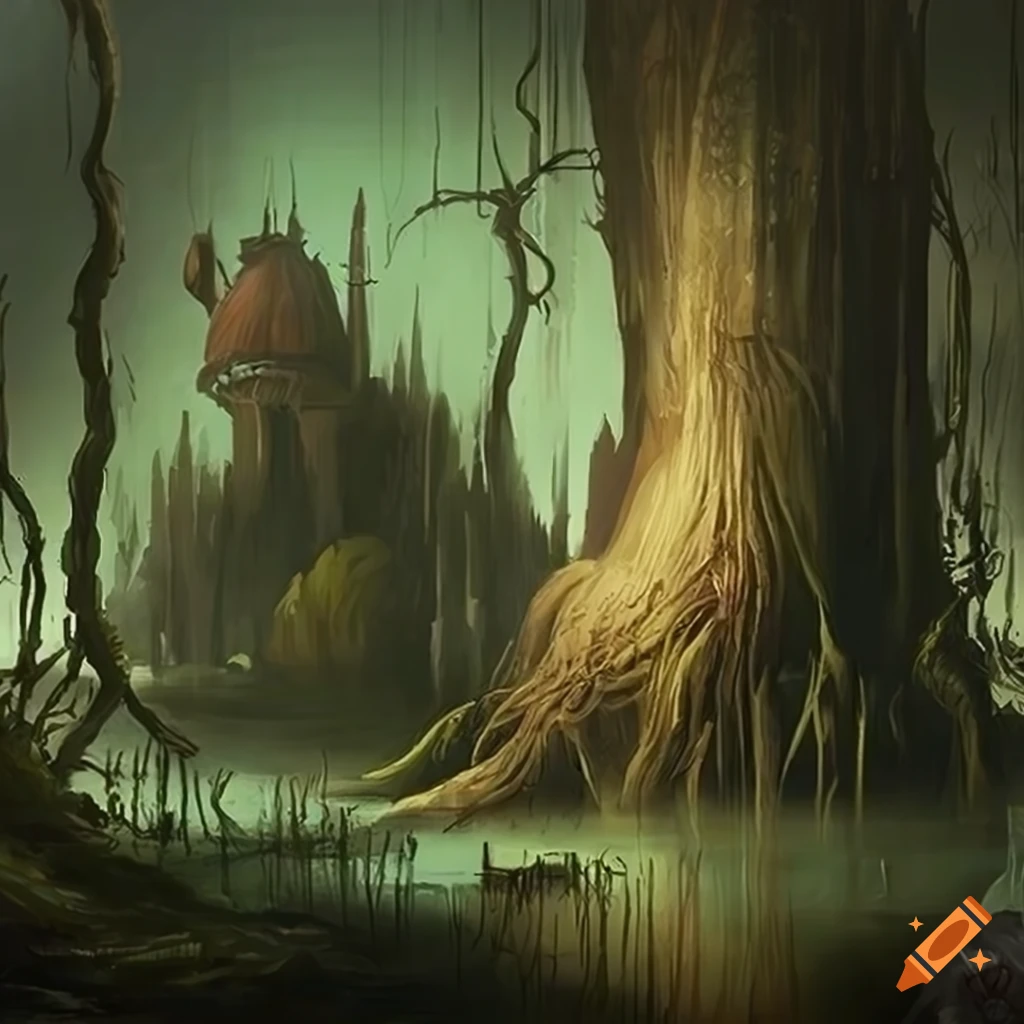 Mark Rydens Sci Fi Apocalypse Swamp Artwork