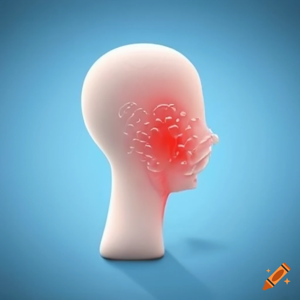 Detailed 3d icon for pain management concept on Craiyon