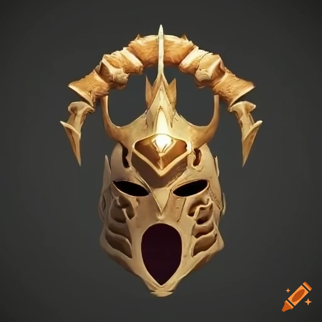 Mythical helm on Craiyon