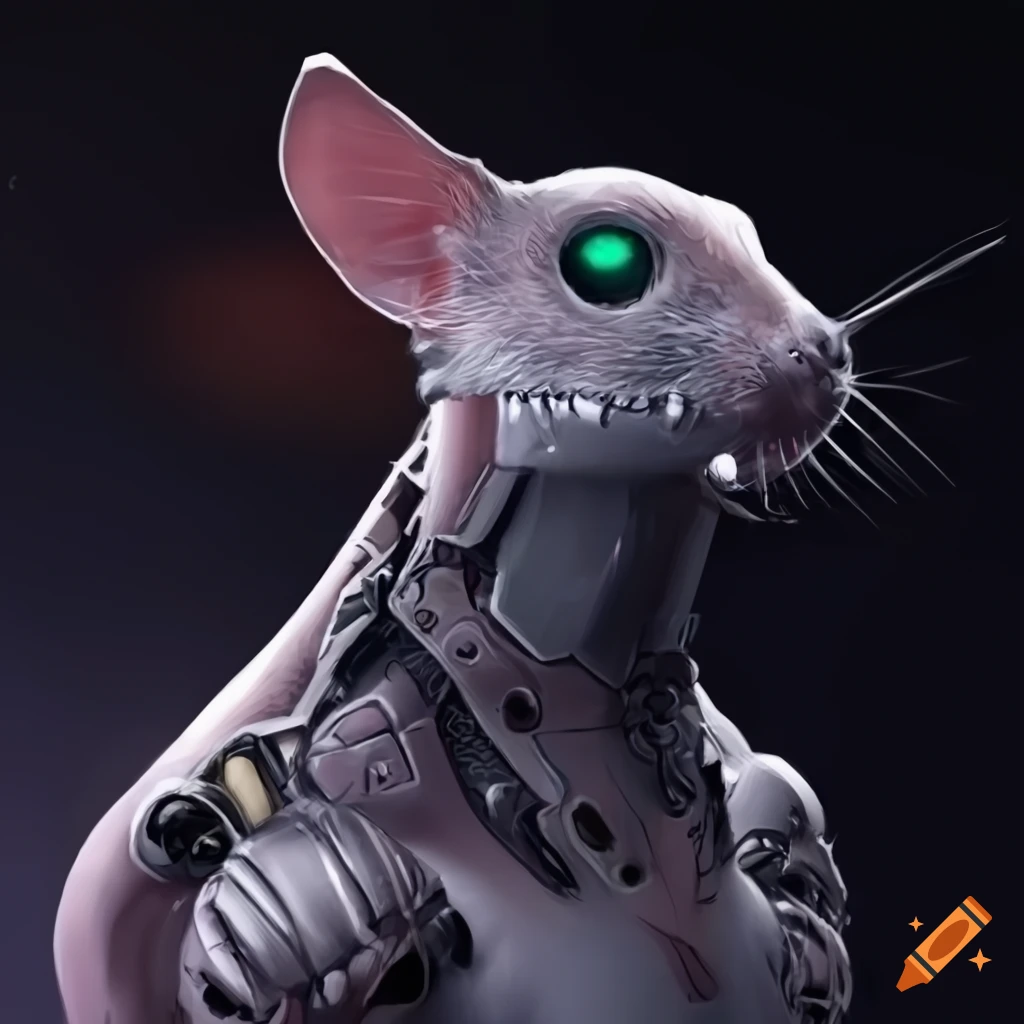 Cyborg rat on Craiyon