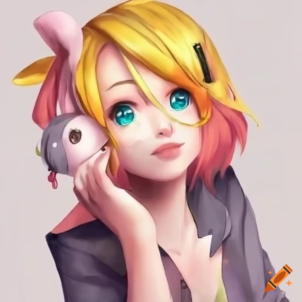 Teto and Rin Kagamine in high-quality art on Craiyon