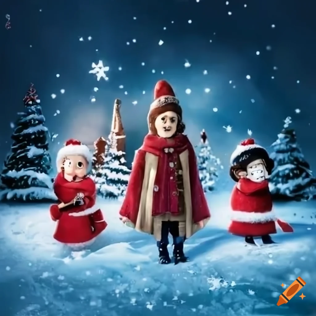 Poster for movie called 'snow problems' on Craiyon