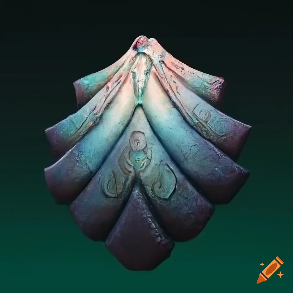 Dragon scale artifact on Craiyon